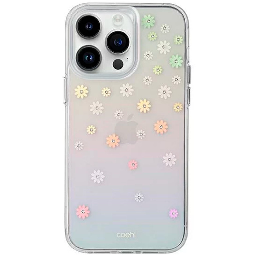 Чехол Uniq Coehl Aster (with 3d crystals) для iPhone 14 Pro, Spring Pink