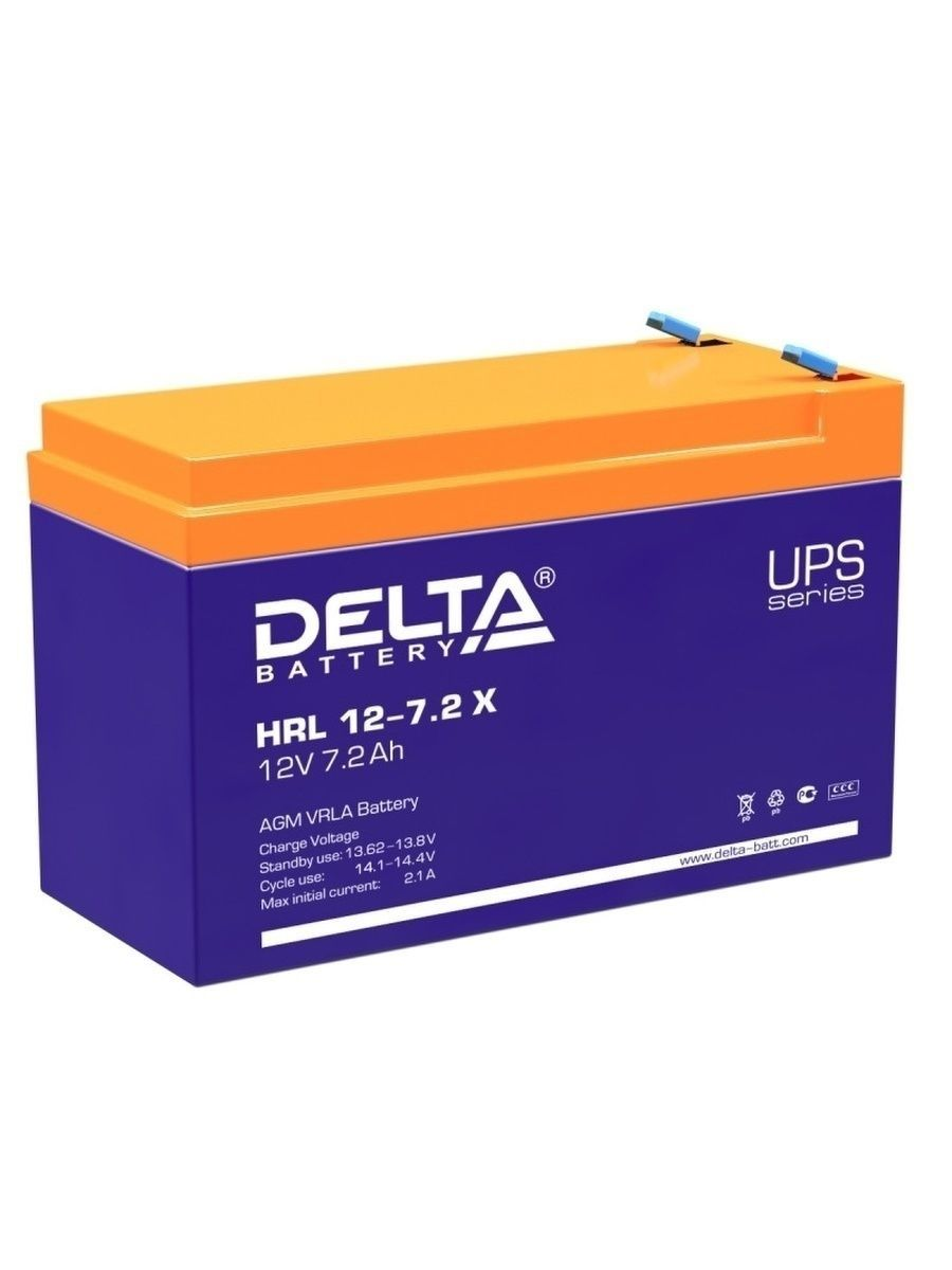 Батарея аккумуляторная Delta HRL 12-7.2 X